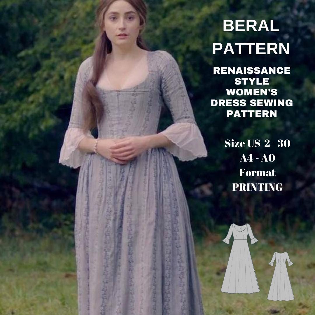 Medieval Costume|dress Model of the 1400s|renaissance,medieval Dress ...