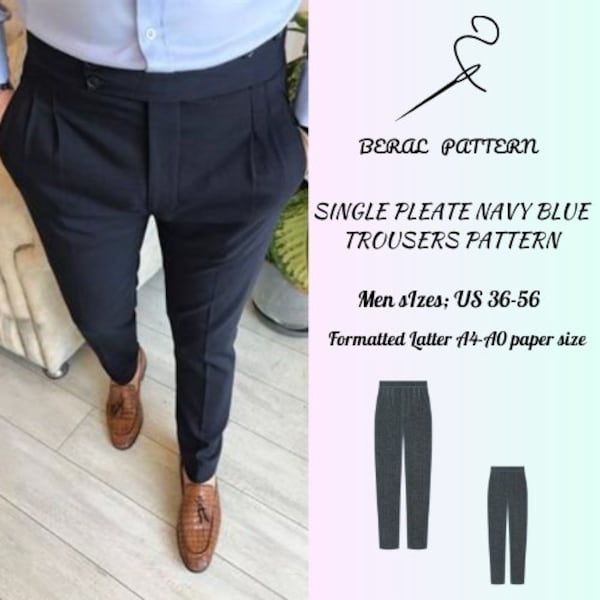 Mens Trouser Pattern - Etsy