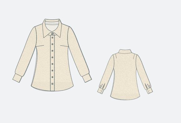 Linen Shirt Sewing Pattern A0-A4 US Second| US 2 to 30 - Etsy