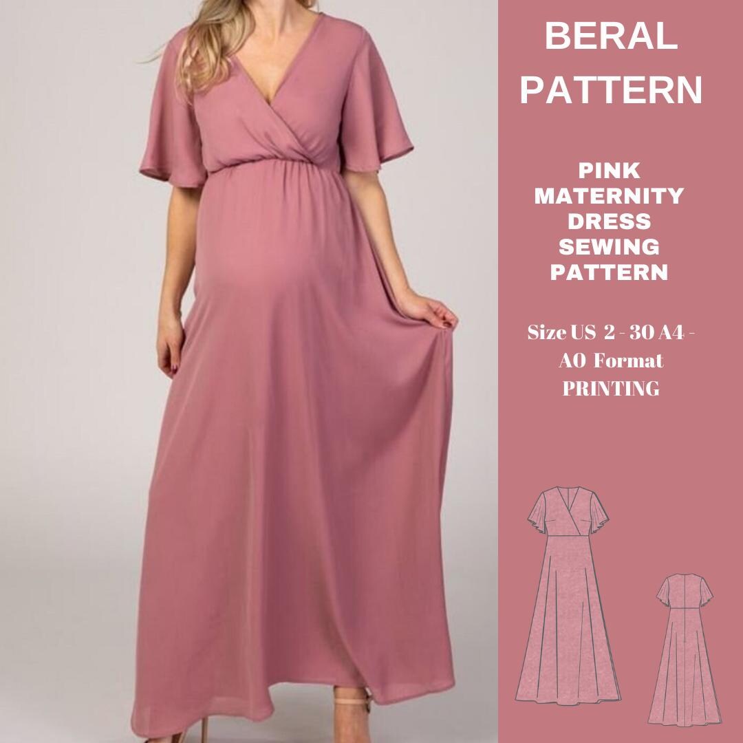 Maternity Dress Pattern|summer Maternity Dress| Dress for Pregnant ...