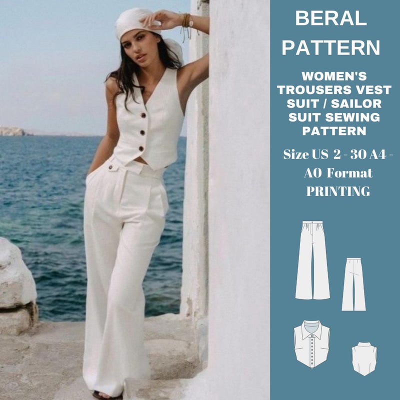 Womens Suit Pattern - Etsy