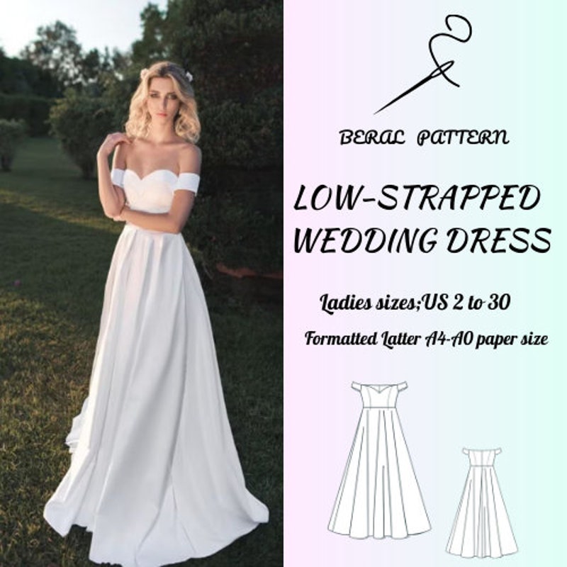 Wedding Gown Pattern - Etsy