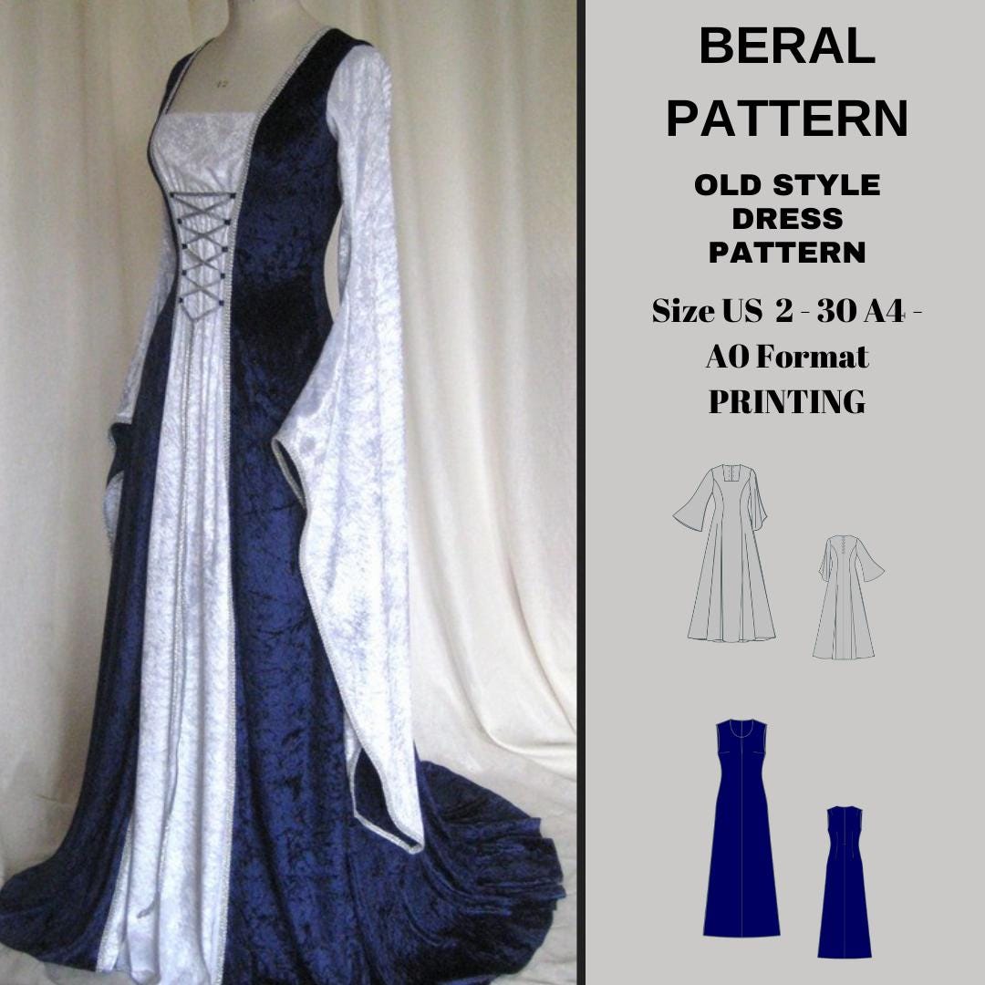 Old Style Henna Dress| Old Style Double Dress Pattern |renaissance ...