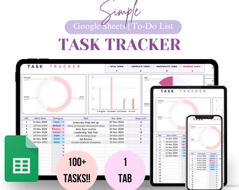 EDITABLE To-do List Excel Template Daily Weekly Monthly Annually Task ...