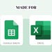 EDITABLE To-do List Excel Template Daily Weekly Monthly Annually Task ...
