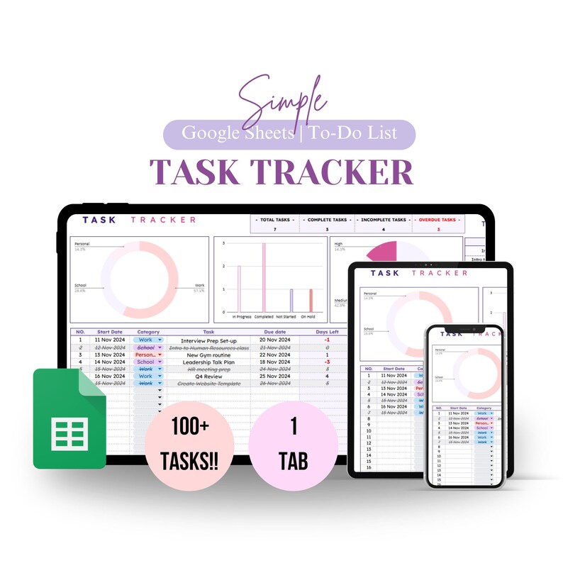 EDITABLE To-do List Excel Template Daily Weekly Monthly Annually Task ...