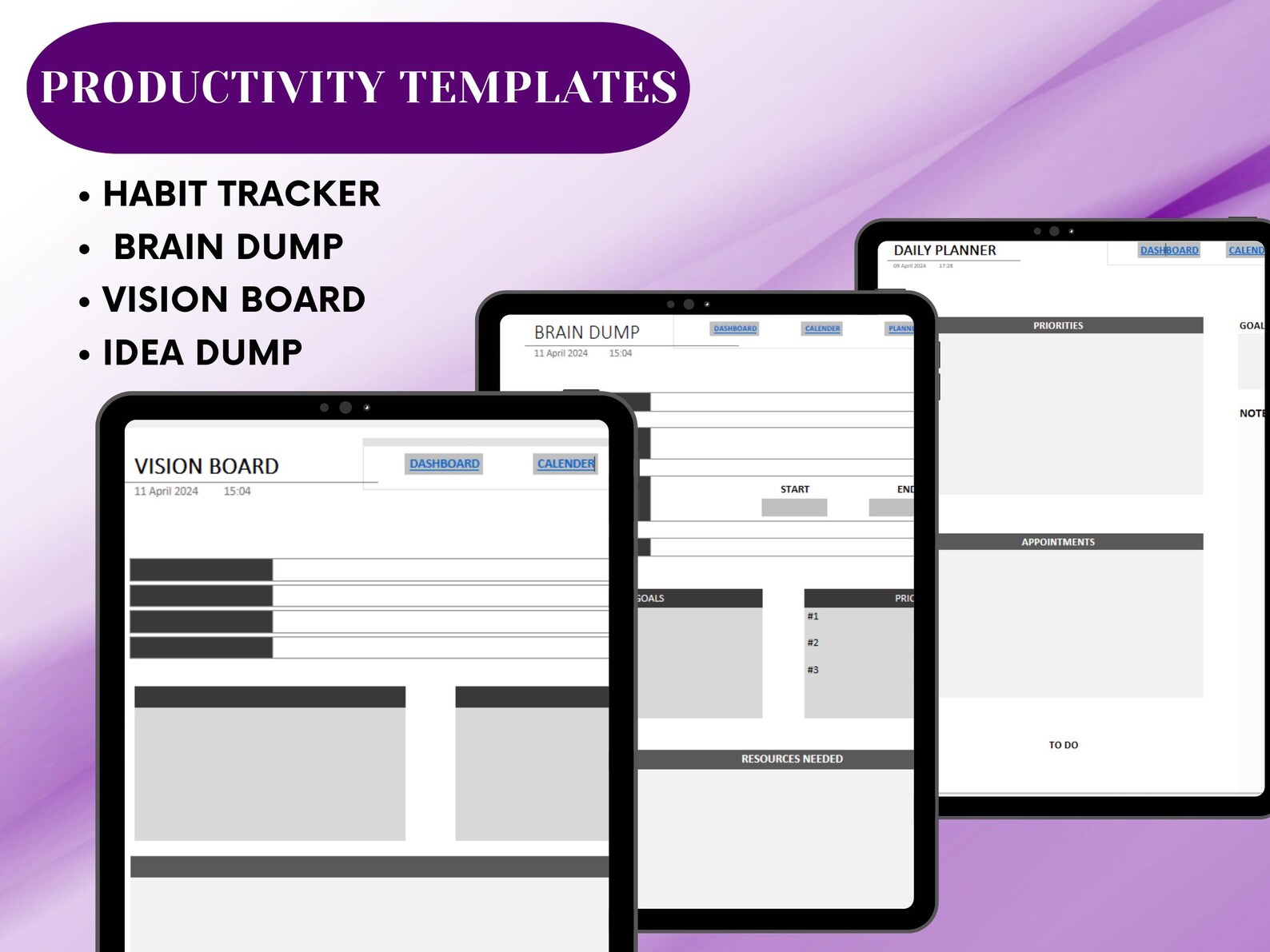 Editable Onenote Planner 2025 for Project Management Onenote Digital ...