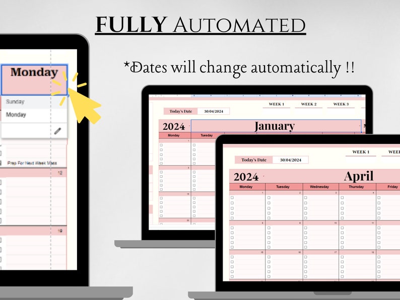EDITABLE Monthly Calendar 2025| Excel Spreadsheet Template | Task ...