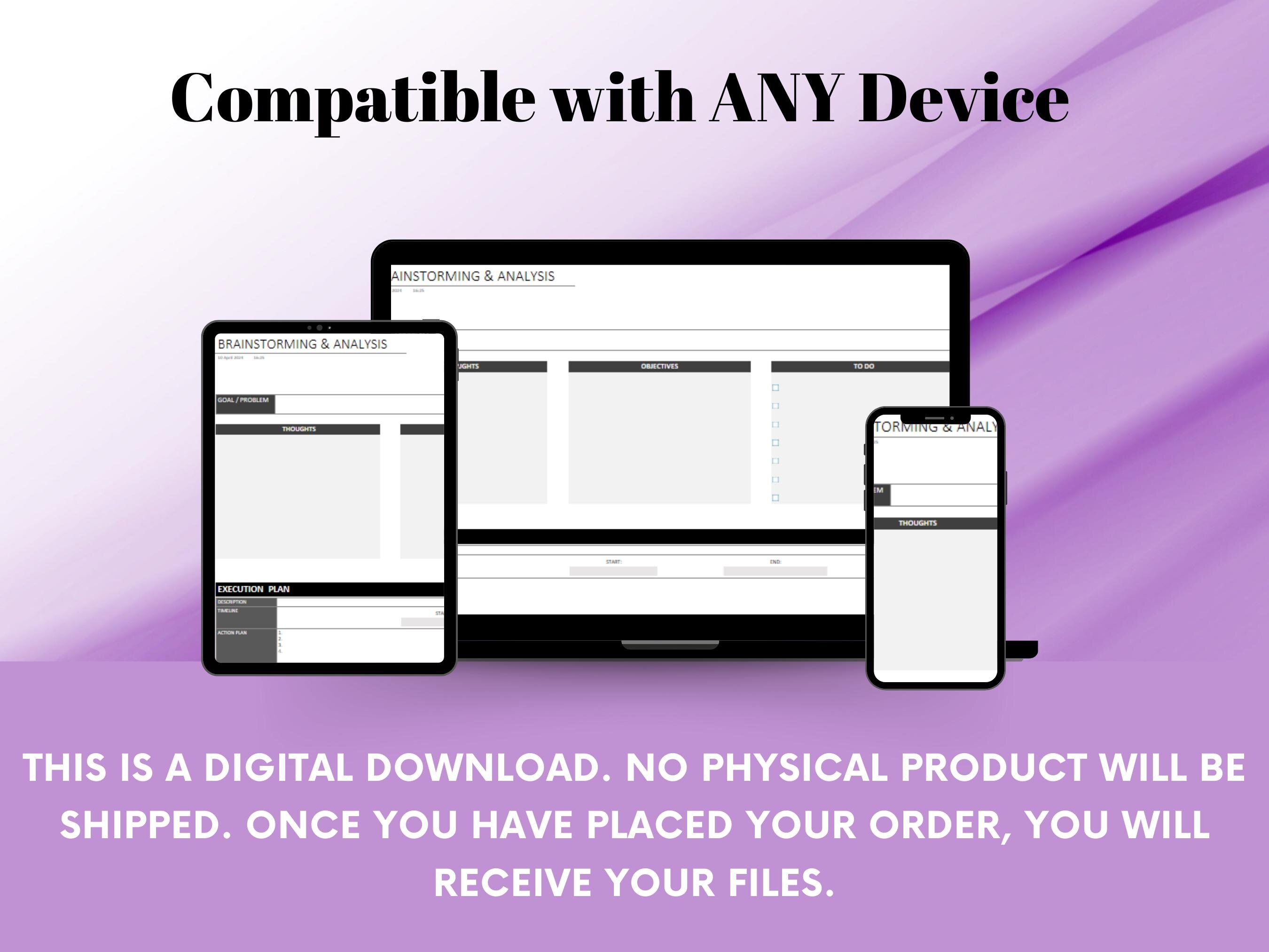 Editable Onenote Project Management, Onenote Digital Planner for Work ...