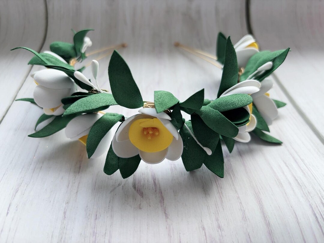 Handmade Spring Flower Headband • EVA Foam Floral Crown - Etsy