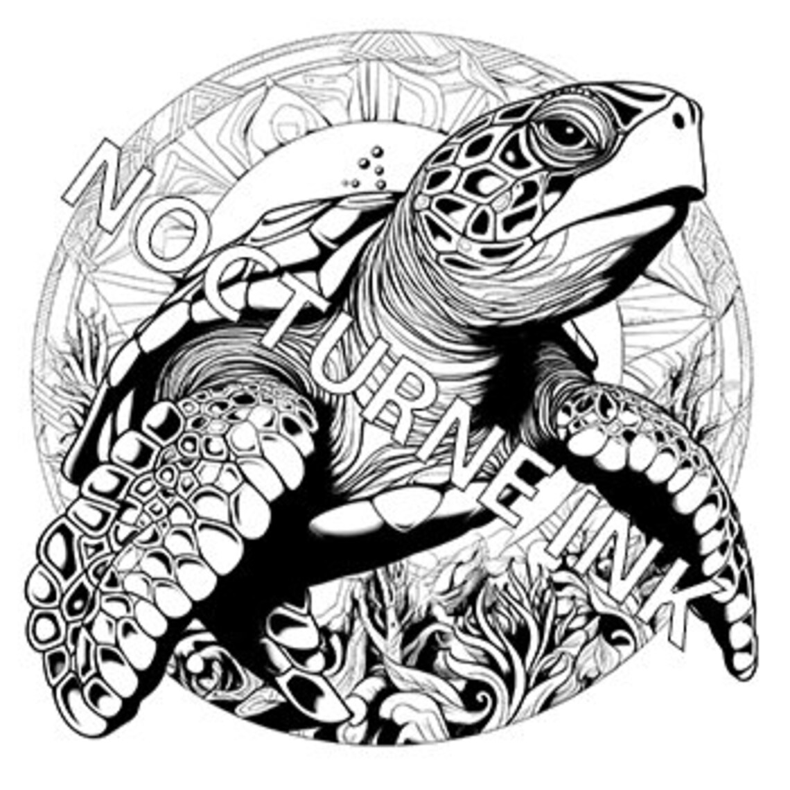 Turtle Odyssey Coloring Book: Adult Relaxation, Mindfulness (PDF ...