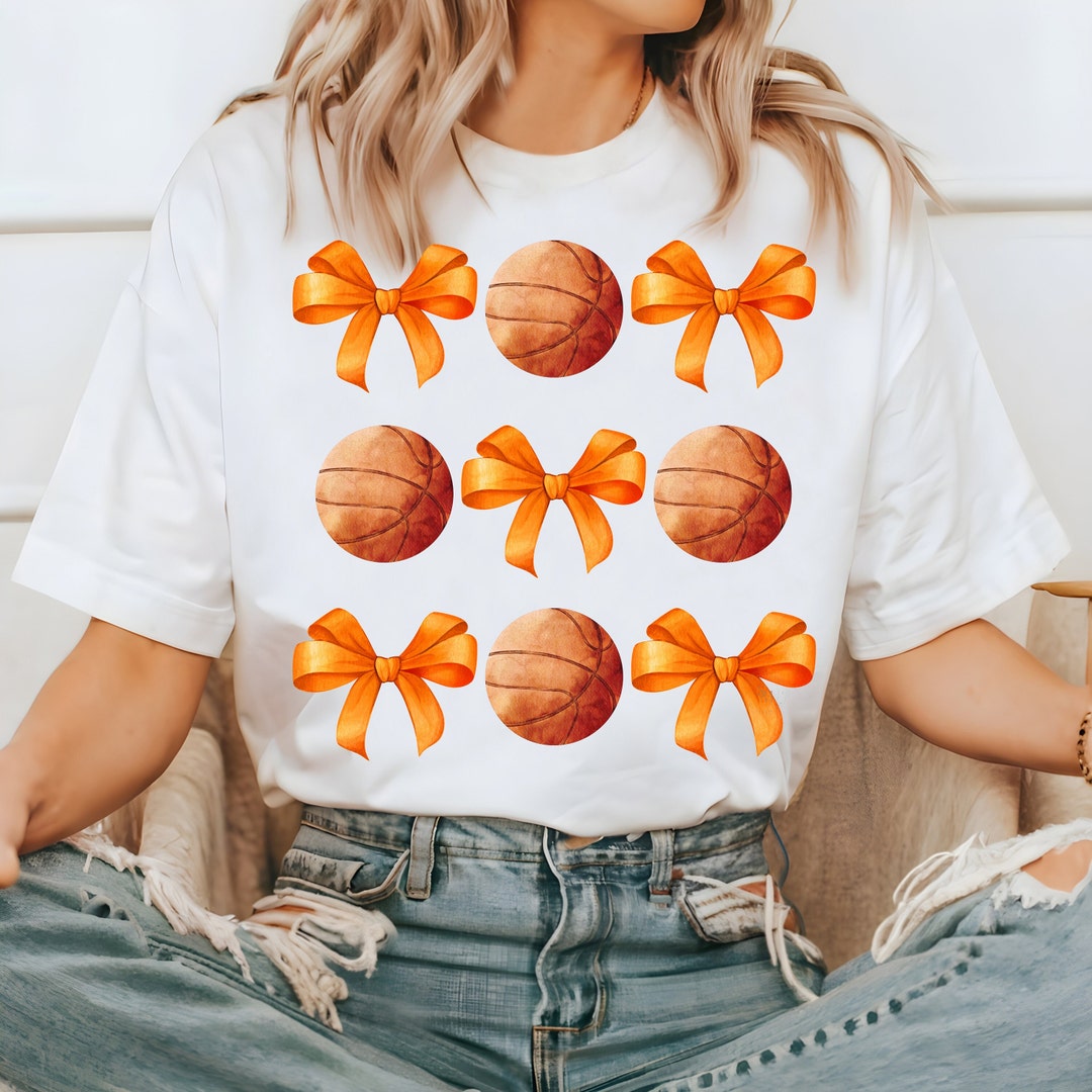 Coquette Bow PNG, Coquette Basketball Bow PNG, Basketball Bow PNG ...