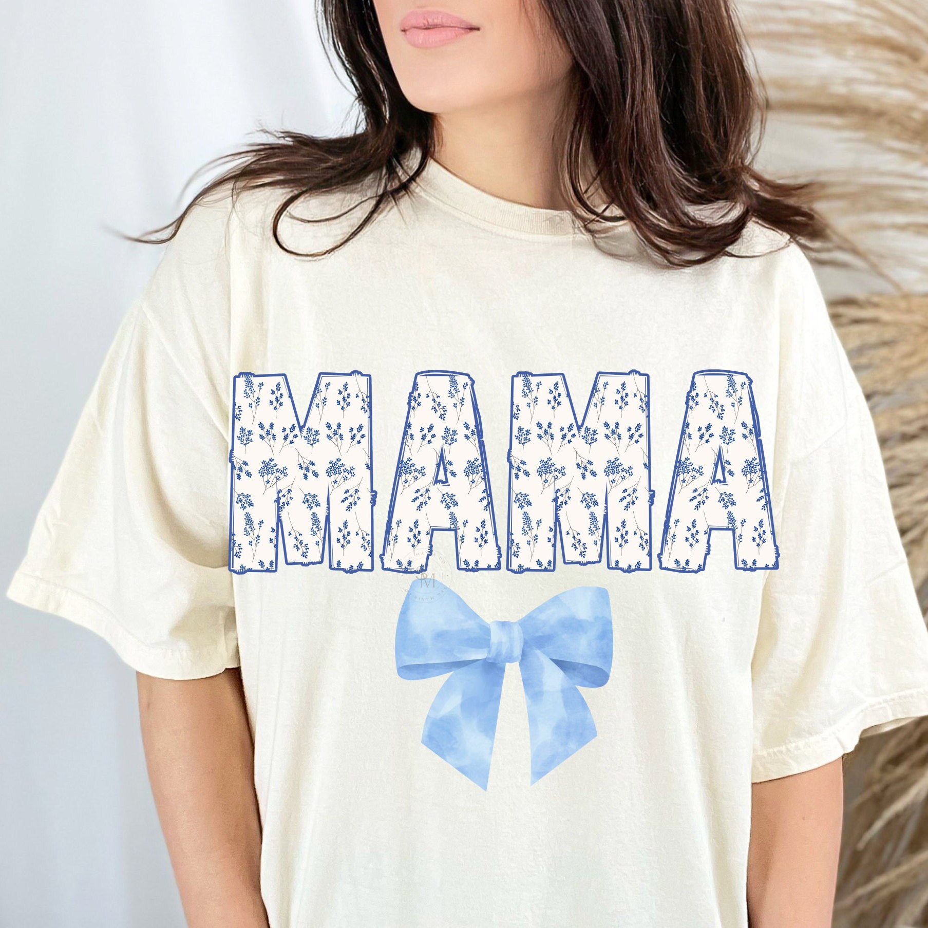 Coquette MAMA Design, Mama Png, Blue Mama Png, Soft Girl Era Png ...