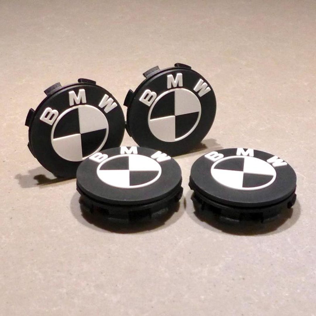 68mm Floating/spinner BMW Wheelcap 1pcs - Black/white - Etsy