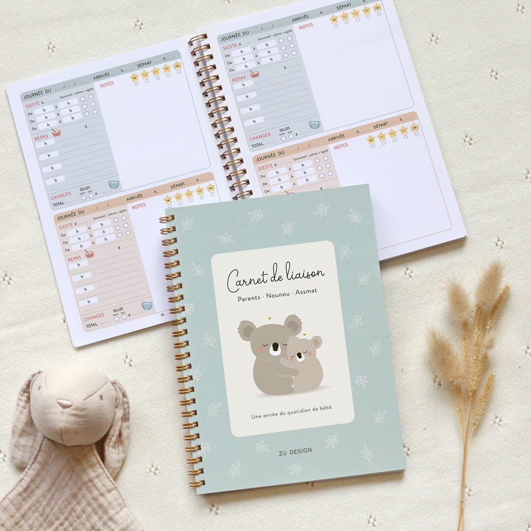 Liaison Notebook, Parent Nanny Notebook, Baby Tracking Notebook, Baby ...