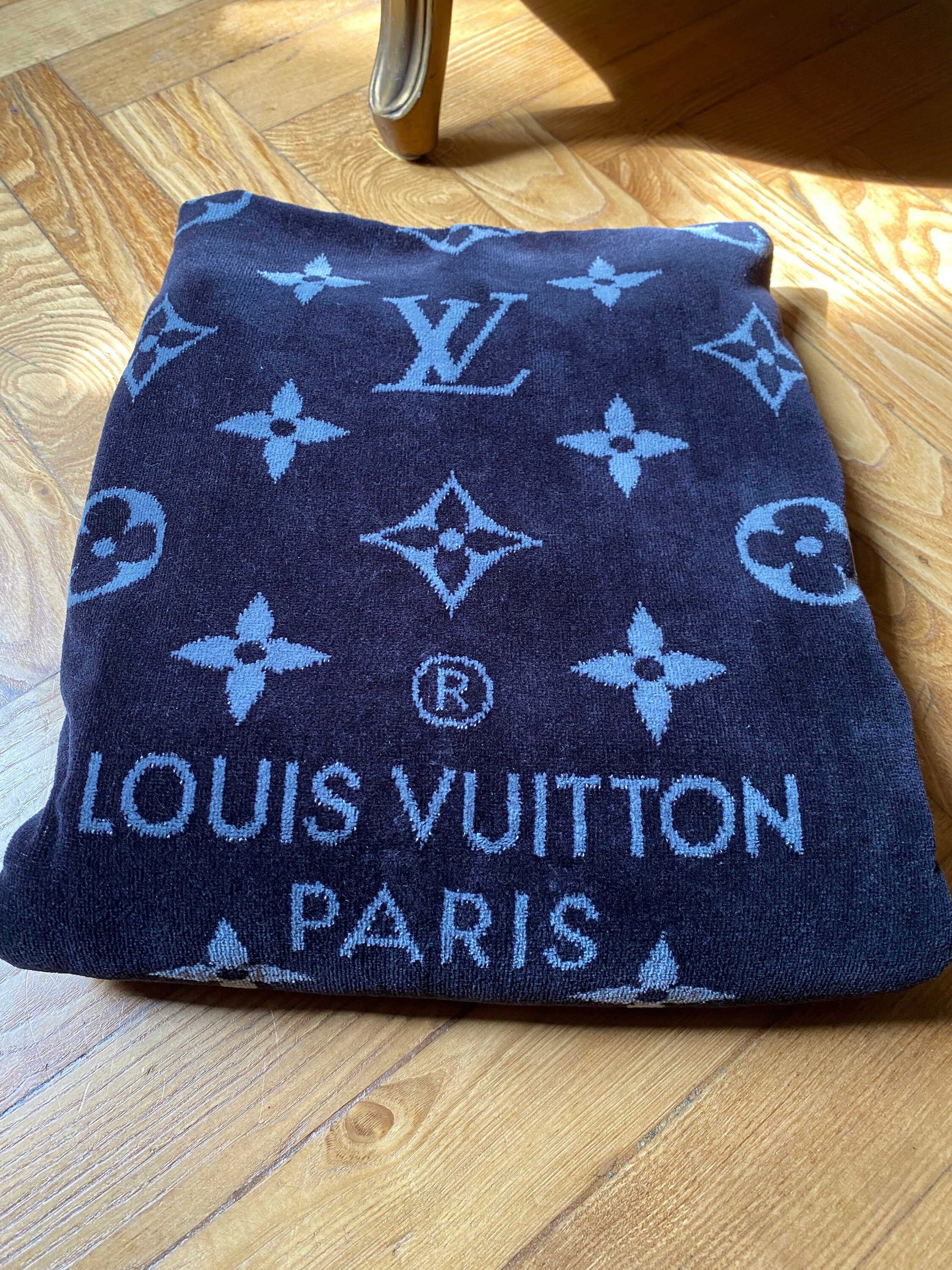 Vintage Louis Vuitton Beach Towel Louis Vuitton Logo Towel Authentic ...