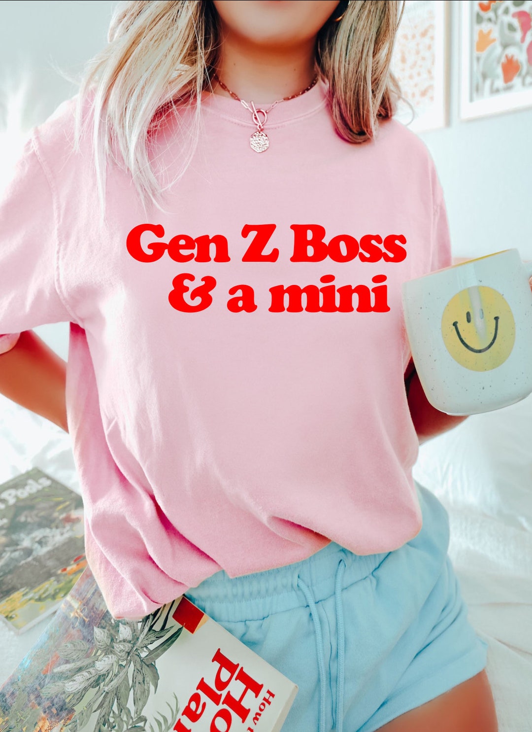 Gen Z Boss and A Mini Office Meme Funny Gen Z Shirt Trending Workplace ...
