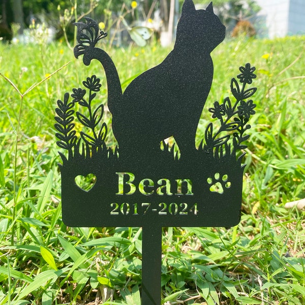 Cat Garden Sign - Etsy
