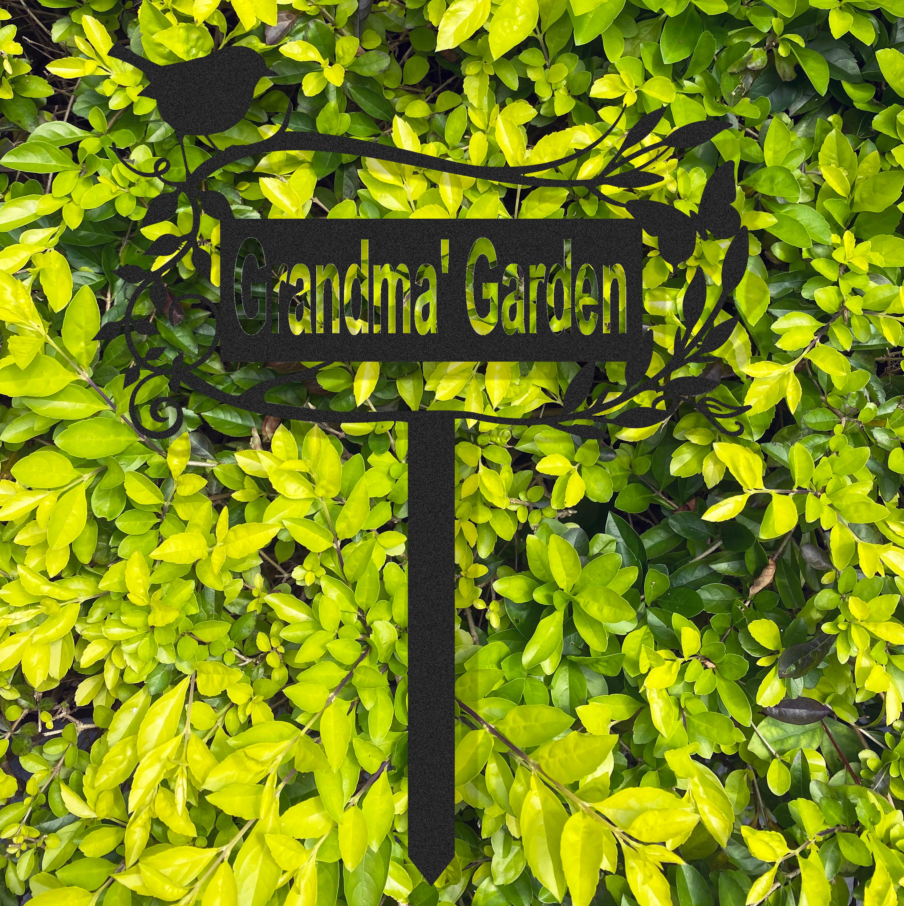 Custom Garden Sign With Stakes, Garden Decor, Garden Wall Art ...