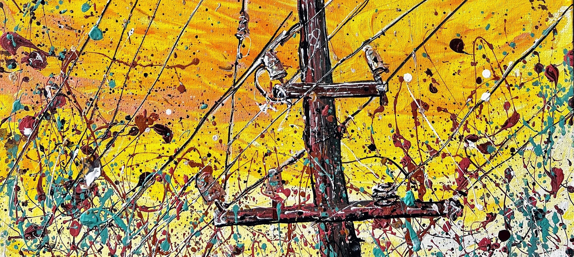 Telegraph Pole Art, Industrial Art, Utility Poles, Manmade Versus ...