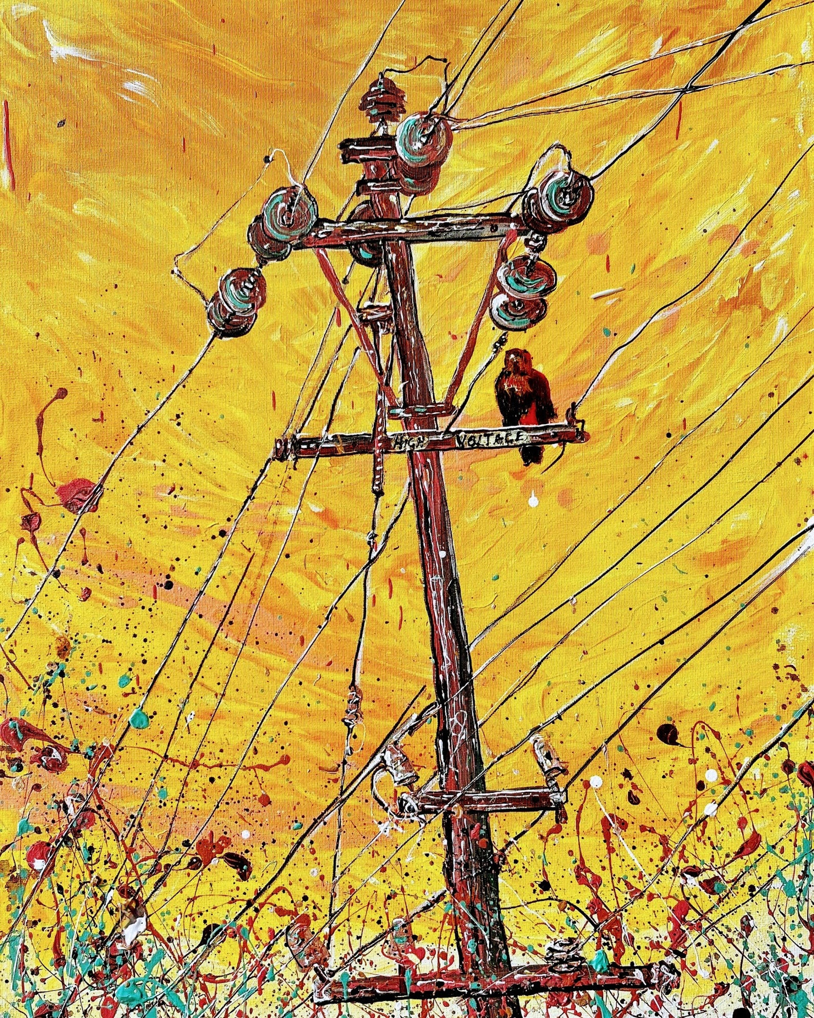 Telegraph Pole Art, Industrial Art, Utility Poles, Manmade Versus ...