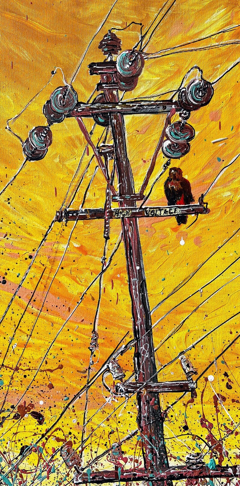 Telegraph Pole Art, Industrial Art, Utility Poles, Manmade Versus ...