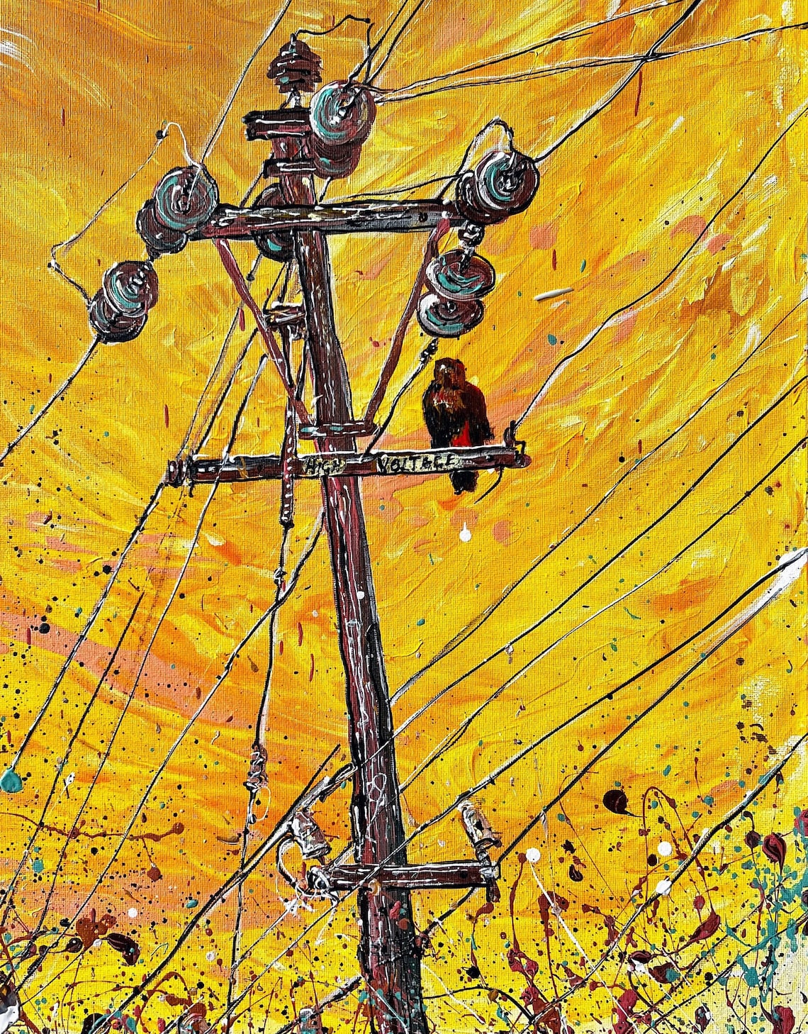 Telegraph Pole Art, Industrial Art, Utility Poles, Manmade Versus ...