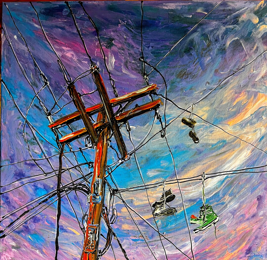 Telegraph Pole Art, Industrial Art, Utility Poles, Manmade Versus ...