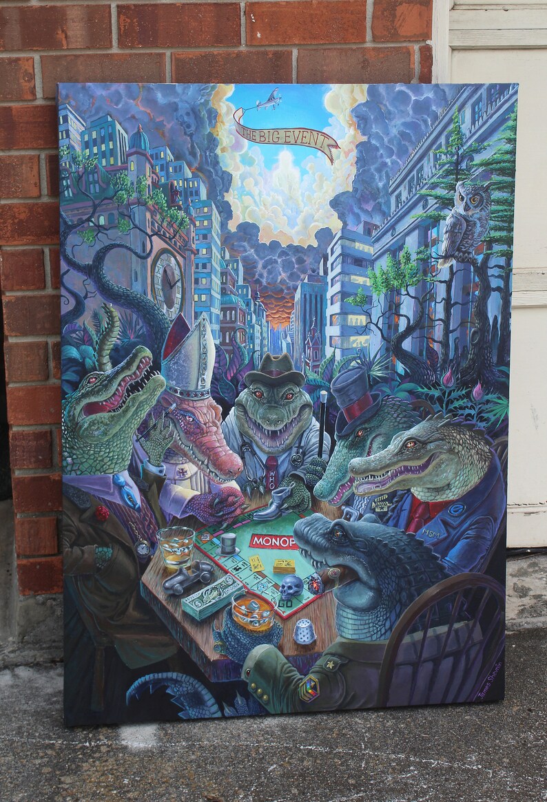 Gators at Monopoly, the Big Event, Alligators, Louisiana, Swamp, Jesus ...