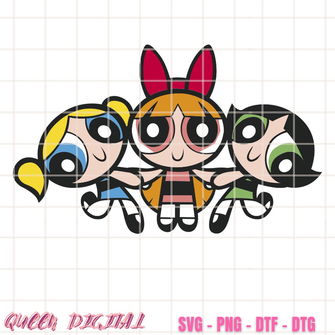 Powerpuff Girls T-shirt Design, Powerpuff Girls PNG, Powerpuff Girls ...