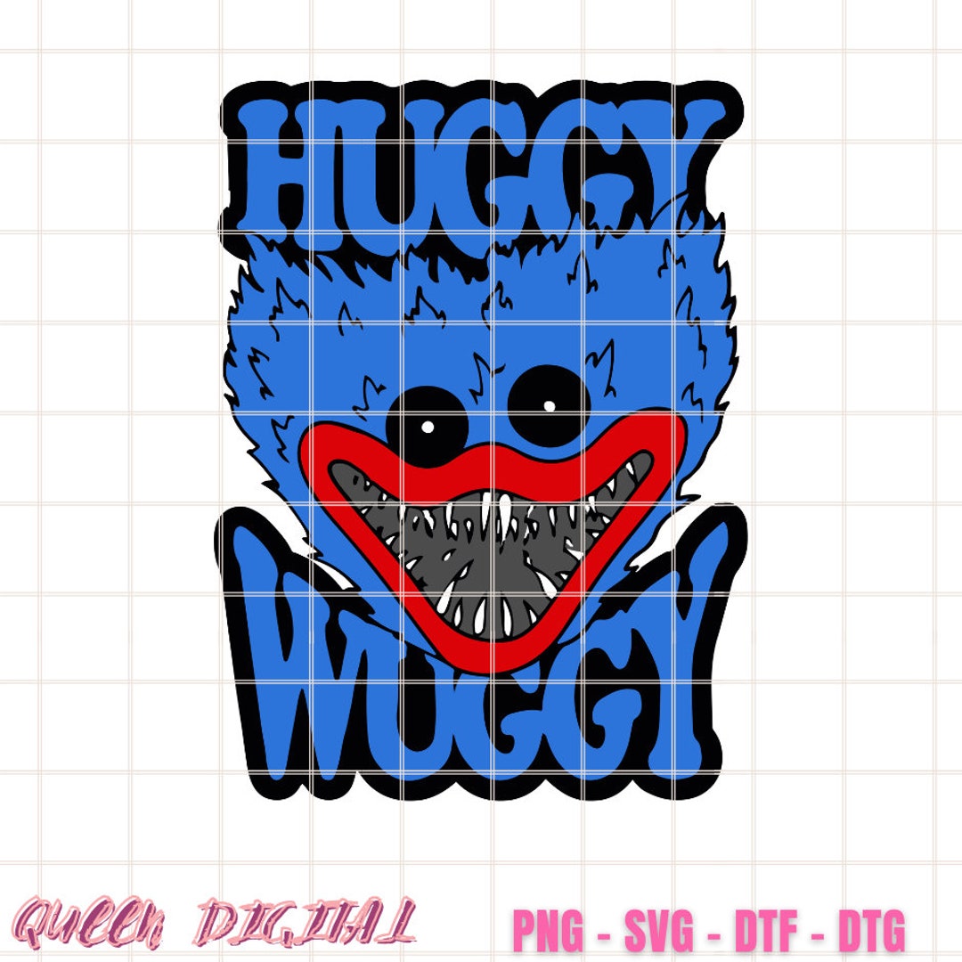 Huggy Wuggy SVG and PNG Cut Digital File Layered Digital Download ...