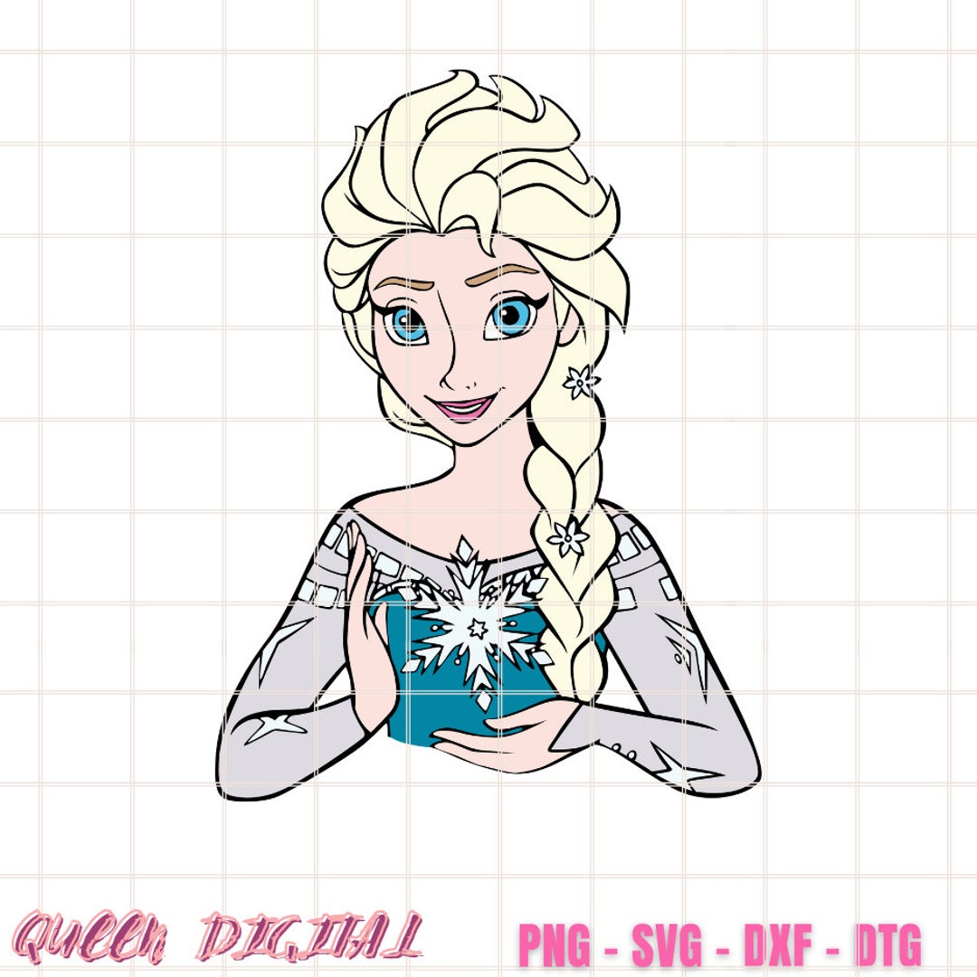 Elsa Svg, Elsa Layered Svg, Elsa Clipart, PNG, Frozen Svg, Frozen Shirt ...