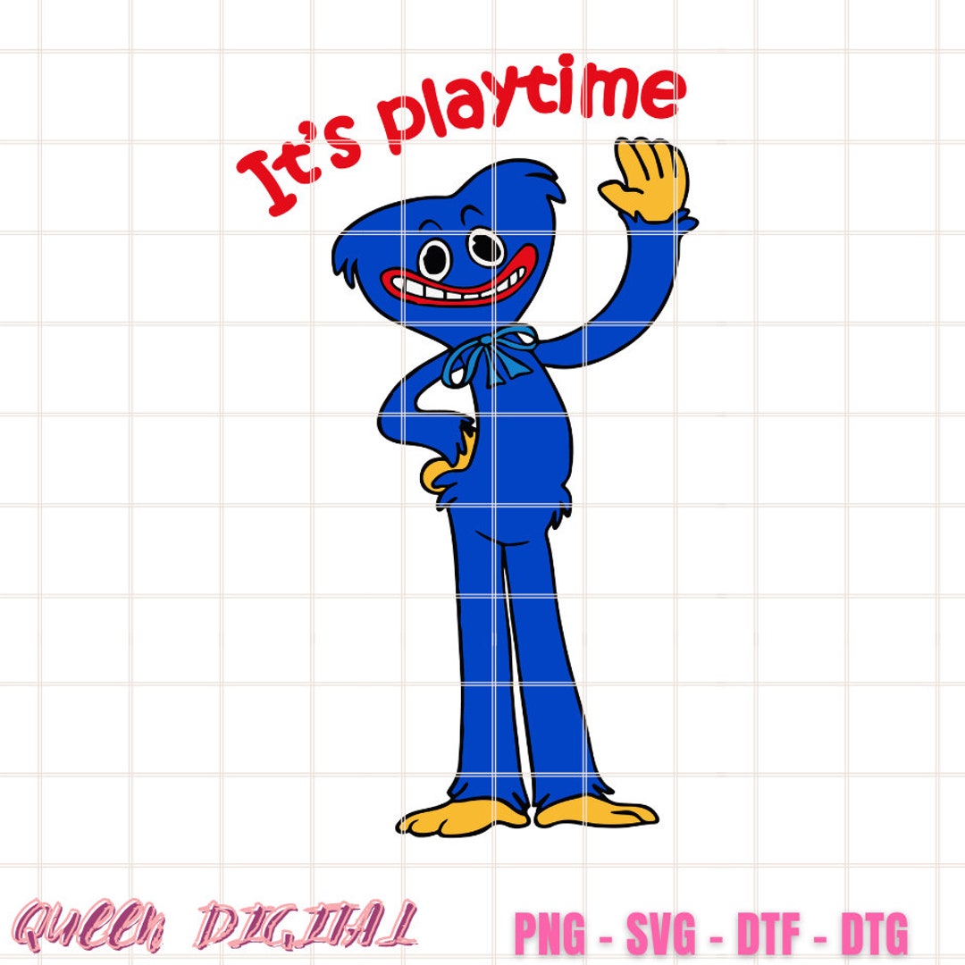 Huggy Wuggy SVG and PNG Cut Digital File Layered Digital Download ...