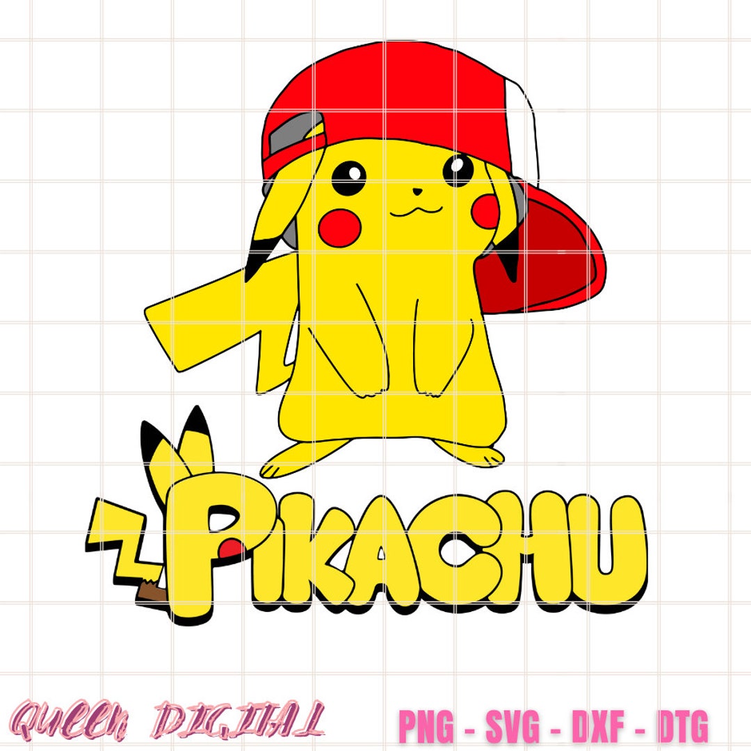 Pikachu SVG, Pokemon Svg, High Quality Layered Files, Svg Files for ...