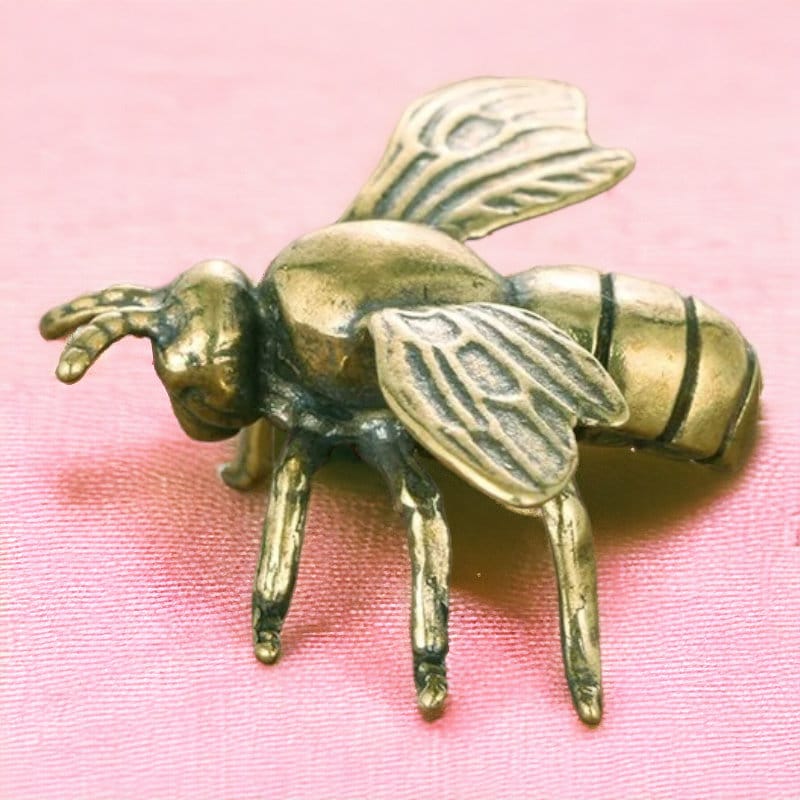 Handcrafted Brass Bee Figurine - Vintage Inspired Home Decor Quirky ...