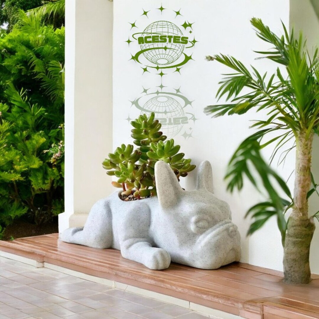 French Bulldog Planter, French Bulldog Gifts, Succulent Planter, Dog ...