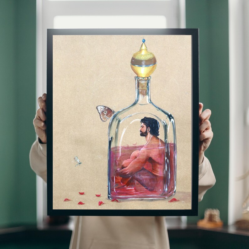 Love Potion #9 Print – Multiracial Queer Art, LGBTQ+ Home Decor - Etsy