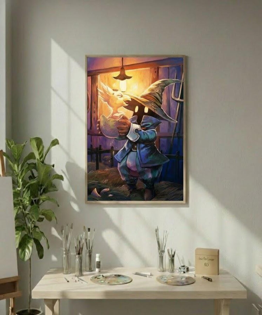 Vivi Ornitier Oil Painting Wall Art on Canvas Inspired by Final Fantasy ...