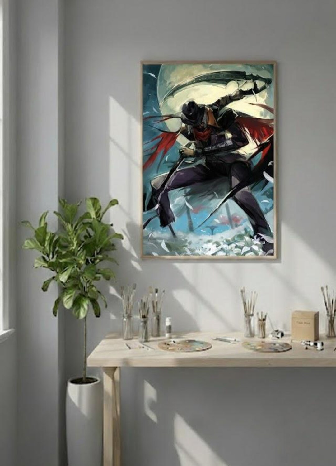 Bloodborne Gehrman First Hunter Fan Art Expressive Oil Painting Dark ...