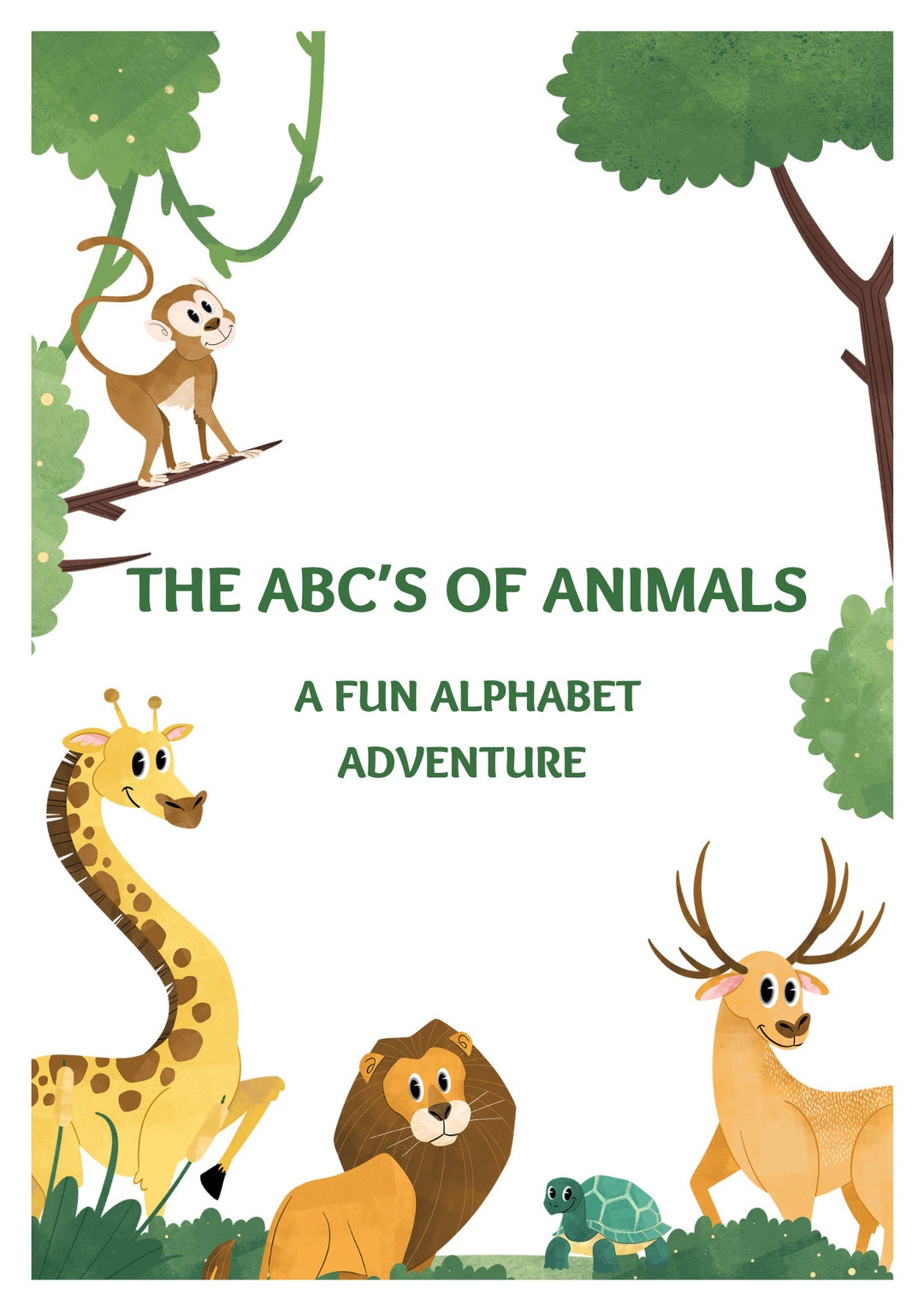 The Abc's of Animals: A Fun Alphabet Adventure - Etsy