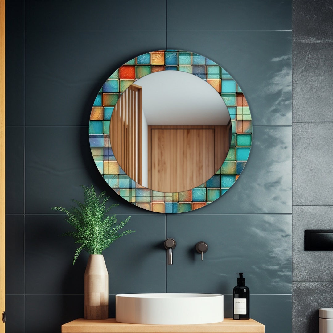 Mirror Wall Decor for Bedroom, Glass Wall Decor for Entryway, Living ...