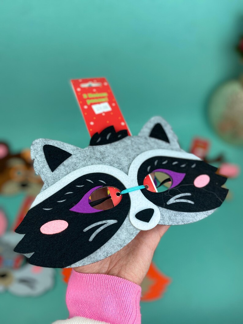 Felt Eye Masks for Kids, Felt Animal Mask, Kids Carnival Mask, Pretend ...