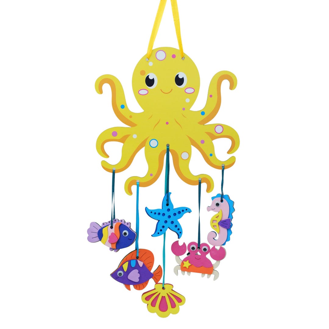 Under the Sea Nursery Wall Decor, Octopus Decor Wall Hanging for Kids ...