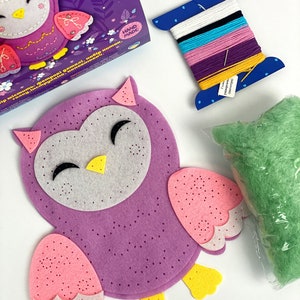 Owl Sewing Kit, Easy Crafts for Kids, Woodland Birds Sewing Kit, Fun ...