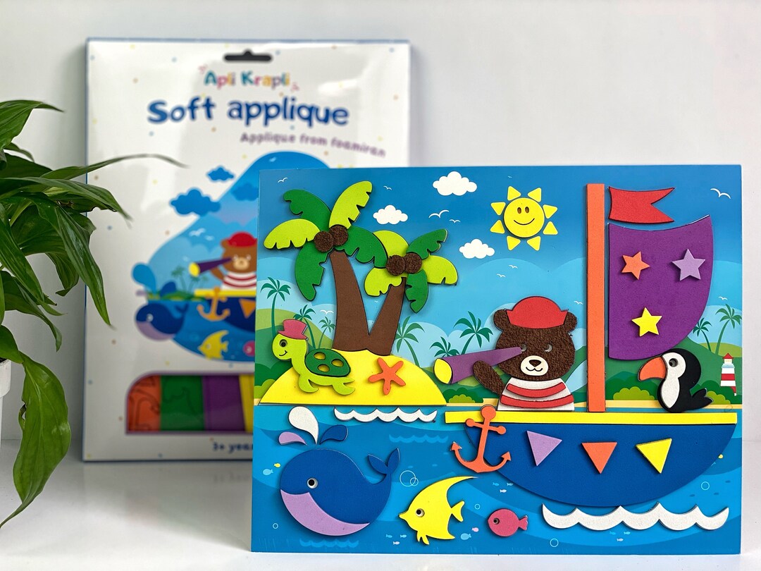 Funny DIY Project for Kids, Activity Kit With Animals and Birds, Cute ...