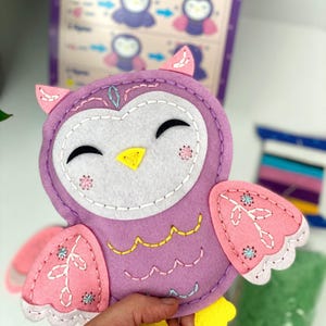 Owl Sewing Kit, Easy Crafts for Kids, Woodland Birds Sewing Kit, Fun ...