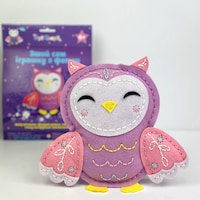Owl Sewing Kit, Easy Crafts for Kids, Woodland Birds Sewing Kit, Fun ...