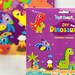 Dino Craft Kit, Foam Sticker Shapes to Make Cute Dinosaurs, Creative ...