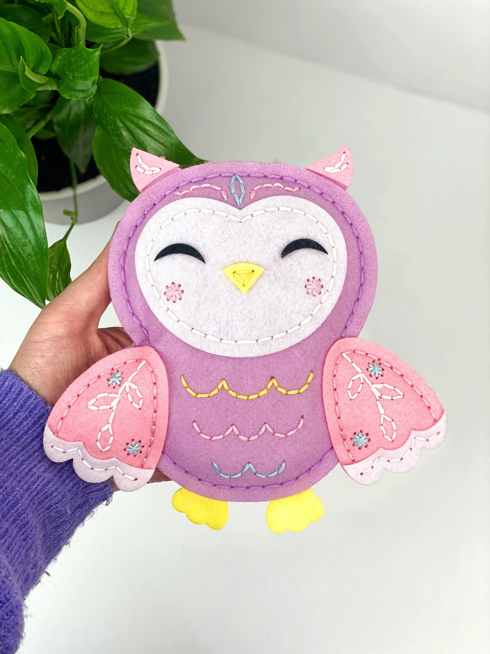 Owl Sewing Kit, Easy Crafts for Kids, Woodland Birds Sewing Kit, Fun ...