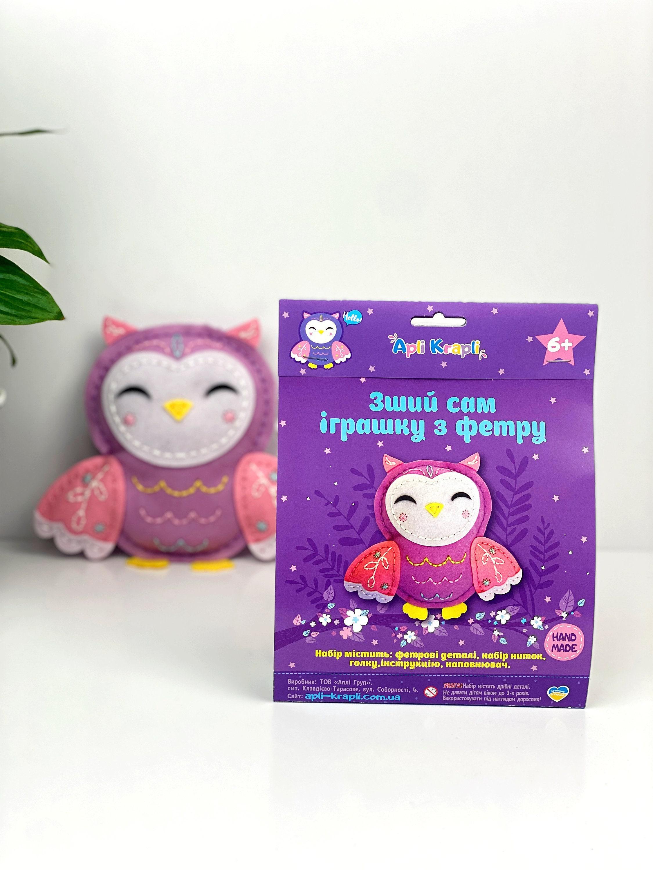 Owl Sewing Kit, Easy Crafts for Kids, Woodland Birds Sewing Kit, Fun ...